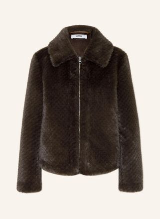 Cinque Cinque Kunstfell-Jacke Cisaff braun