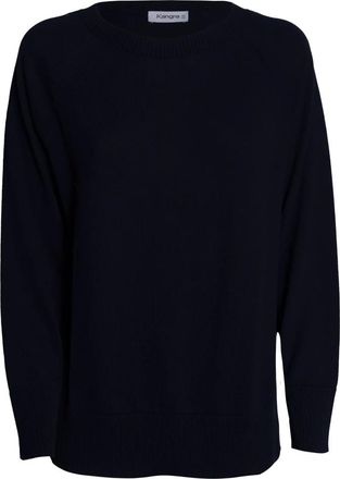 KANGRA Femme, Pulls, Bleu, Taille: 38 FR Tricot Col Rond