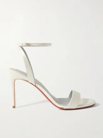 Christian Louboutin Sandales En Satin Loubigirl 85 - Blanc cassé
