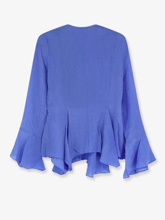 Polo Ralph Lauren Womens Lyocell Crew Neck Shirt Blue