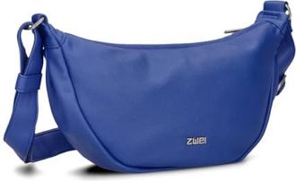 zwei Mademoiselle M50 Moon-Bag Sac &agrave; main tendance en forme de croissant de lune 2 l Polyvalent comme sac banane, sac &agrave; bandouli&egrave;re, sac de soir&eacute;e, sac &agrave; b