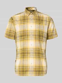 Camel Active Slim Fit Freizeithemd mit Logo-Stitching