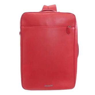Coach Pre-owned Lederrucksack - - Pre-owned - Herren - Rot - ONE SIZE