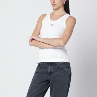 Diesel White T-Anki-Od tank top