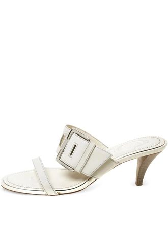 Tod's sandales à boucle 60 mm (2023) - Blanc