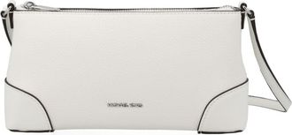 Michael Michael Kors Womens Shoulder Bag With Logo White Polyurethane