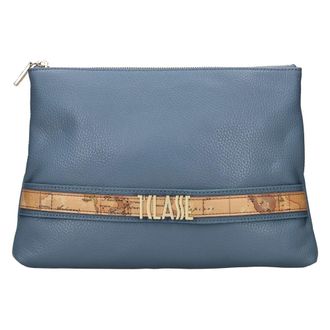 Alviero Martini 1A Classe Leather Clutch - - Bags - Damen - Blau - ONE SIZE