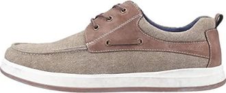 Hush Puppies Aiden, Chaussures Bateau Homme - Vert kaki. - 41