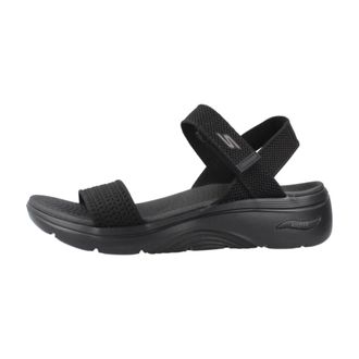 Skechers Femme, Chaussures, Noir, Taille: 41 EU Sandales Confortables Arch Fit