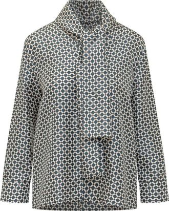 Max Mara Femme, Blouses et Chemises, Bleu, Taille: 38 FR Vittoria Blouse