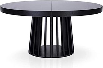 Menzzo Eliza Tisch, oval, ausziehbar, Schwarz