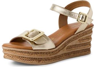 Tamaris Femme Damen 1-28310-44 Racine Accueil Femme Chaussures-femme Sandales, Doré Clair, 39 EU
