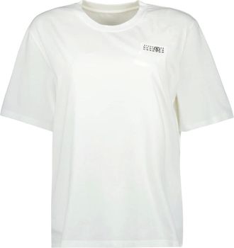 Maison Margiela Femme, Tops, Blanc, Taille: 40 FR Numeric T-shirt