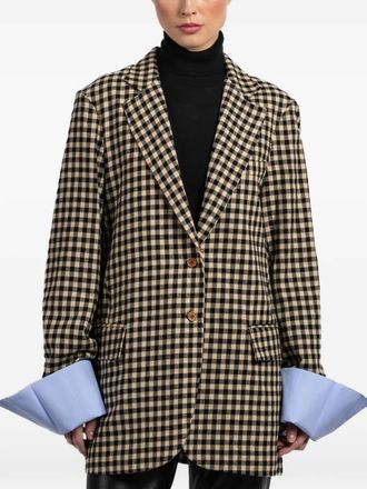 JEJIA Birkin checked blazer - Schwarz