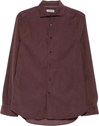 Canali Homme, Chemises, Rouge, Taille: M Chemises
