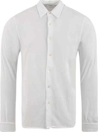 Aspesi Homme, Chemises, Blanc, Taille: XL Chemise en jersey de coton