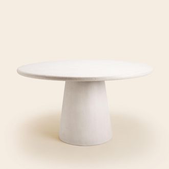 Madura Table &Agrave; Manger Eliz Blanc min&eacute;ral - BLANC