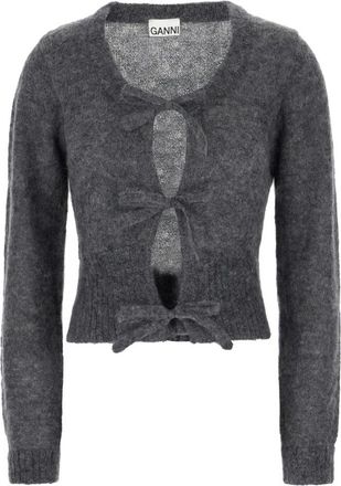 Ganni Femme, Pulls, Gris, Taille: 40 FR Cardigan