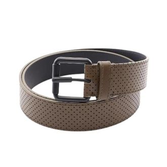 Bottega Veneta Ceinture en cuir perfor&eacute; Pre-owned - Femme - Pre-owned - Vert - Taille: ONE Size