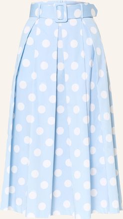 THE ABITO Milano The Abito Faltenrock blau