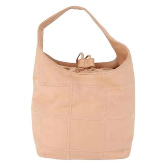 Chanel Sac hobo &agrave; franges et point carr&eacute; Pre-owned - Femme - Pre-owned - Rose - Taille: ONE Size