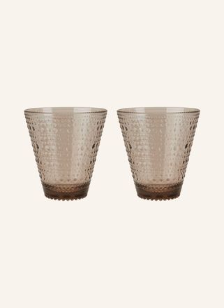 iittala 2er-Set Trinkgl&auml;ser Kastehelmi beige