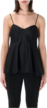 R&oacute;he Femme, Tops, Noir, Taille: 38 FR Bustier Top
