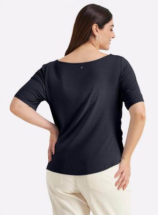 Sheego T-Shirt Shirt Kurzarm