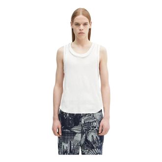 Undercover Cotton Top C/S - - Tops - Herren - Wei&szlig; - XL