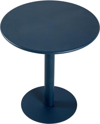 PEGANE Pegane - Table ronde en métal coloris gris anthracite - diamètre 70 x hauteur 73 cm