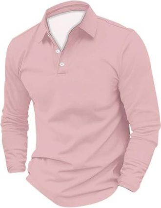Generic Chemise &agrave; manches longues pour homme - Coupe confortable - Col standard - Style d&eacute;contract&eacute; - Couleur unie - Pour l&eacute;t&eacute;, la plage, les vacances - S&eacute;cha