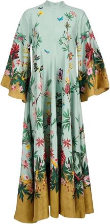 La DoubleJ Femme, Robes, Multicolore, Taille: 38 FR Robe Maxi &agrave; Manches Longues