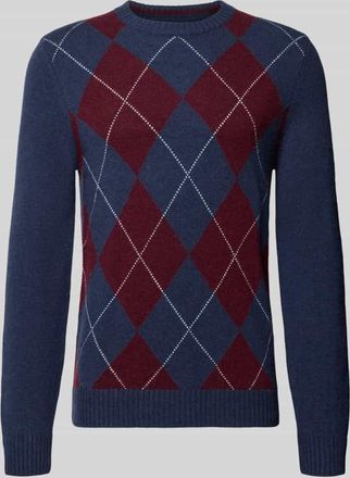 Mc Neal Strickpullover aus Lanawoll-Mix mit Rundhalsausschnitt