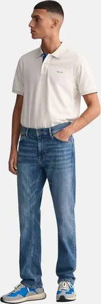 GANT Poloshirt Poloshirt Reg Contrast Pique Kurzarmshirt (1-tlg., 1)