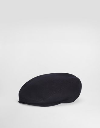 Dolce & Gabbana Flatcap Aus Baumwolle - Mann Collection Blau 59