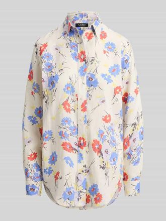 Lauren Ralph Lauren Relaxed Fit Hemdbluse aus reinem Leinen