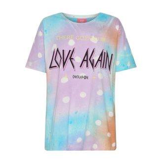 One Teaspoon Bunter Tie Dye Love T-shirt - - Tops - Damen - Mehrfarbig - 2XS