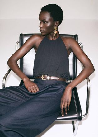 Mango Boucles doreilles pendantes coquillage or - Femme - Taille unique - MANGO