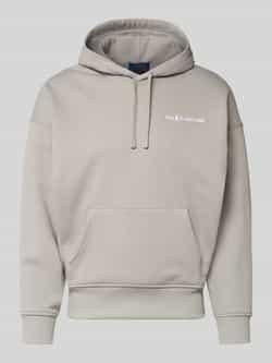 Polo Ralph Lauren Relaxed Fit Hoodie mit Label-Stitching und K&auml;nguru-Tasche