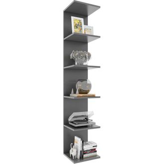 ebuy24 Ebuy24 - Rayon mural Lazas h. 180 x l. 35 x p. 30 cm Anthracite