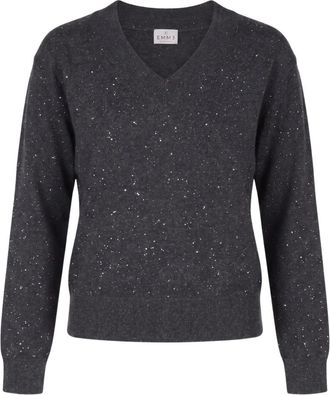 Emme Di Marella Emmfertile V-Ausschnitt Strick - - Knitwear - Damen - Grau - S
