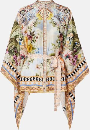 Camilla Verzierte Bluse aus Seide