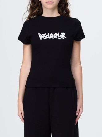 Disclaimer T-shirt court en jersey de coton avec logo imprim&eacute;