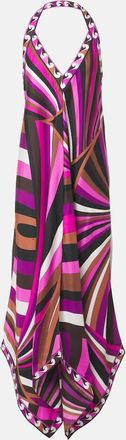 Pucci Maxikleid Iride aus Seiden-Twill