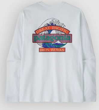 Patagonia Great Waves Responsibili- Longsleeve fiber white