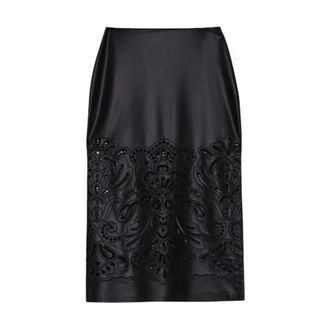 Ermanno Scervino Femme, Jupes, Noir, Taille: 42 FR Jupe Midi