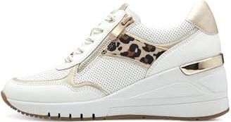 Marco Tozzi Baskets pour Femme 2-23743-42 - Blanc/Dune - Taille 40 EU, White Dune, 40 EU