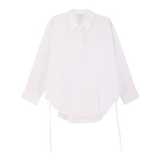 Aspesi Femme, Blouses et Chemises, Blanc, Taille: 32 FR Long Cotton Poplin Shirt