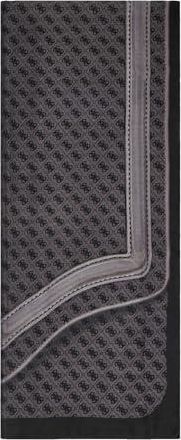 Guess NOELLE PRINTED SCARF 90X180.COAL LOGO U