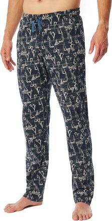 Schiesser Herren Lange Schlafhose-Mix + Relax Pyjamaunterteil, Navy_182185, 58